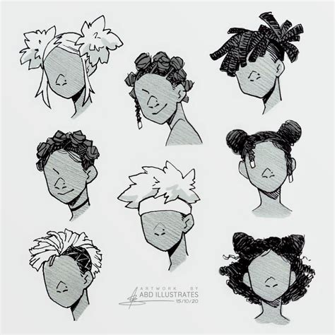 Hairstyle Sketches By Abd Illustrates On Deviantart Desenho De Rosto