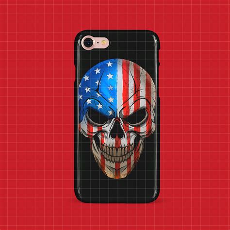 American Flag Skull Usa Skull Png Memorial Day Png For Long Sleeve Us