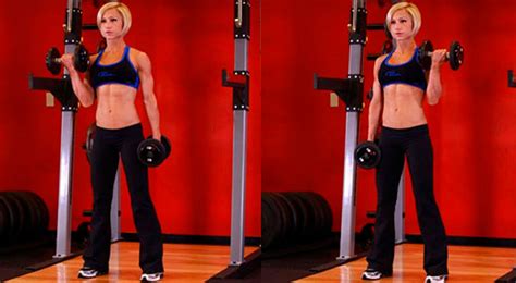 Упражнения с гантелями для женщин техника выполнения для похудения