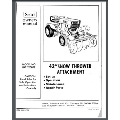 Craftsman Snowblower Attachment