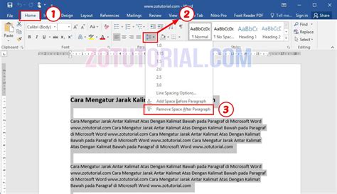 ️ Cara Mengatur Spasi Di Word Agar Tidak Berjauhan