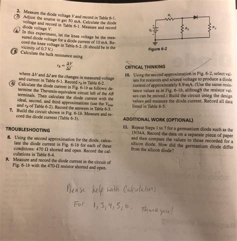 Experiment Diode Approximations In The Ideal Or Chegg Com