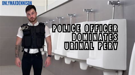 Police Officer Dominates Urinal Perv Onlymaxdennison Clips4sale