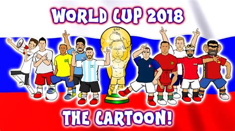 🏆world Cup 2018 The Cartoon🏆 Goals Highlights Fails Fouls Parody