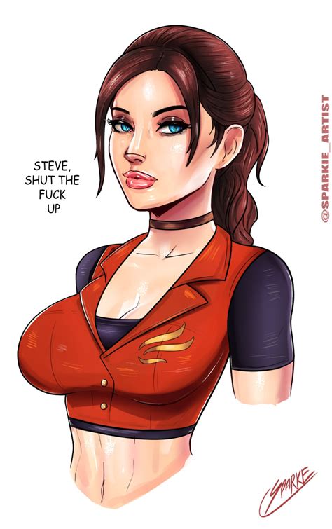 Rule 34 1girls Blue Eyes Breasts Brown Hair Busty Capcom Choker