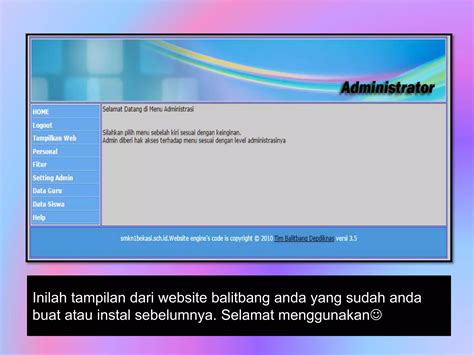 Metode Installing Balitbang Cms Pada Localhost PPTX