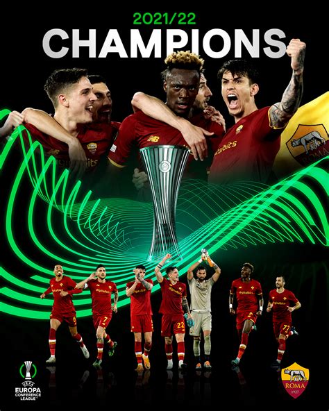 오피셜 As 로마 2122 Uefa 유로파 컨퍼런스 리그 우승