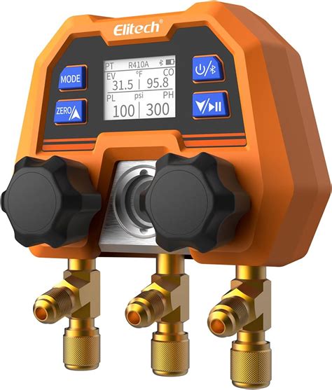 Elitech Intelligent Digital Manifold Manifold Pressure Gauge Replace