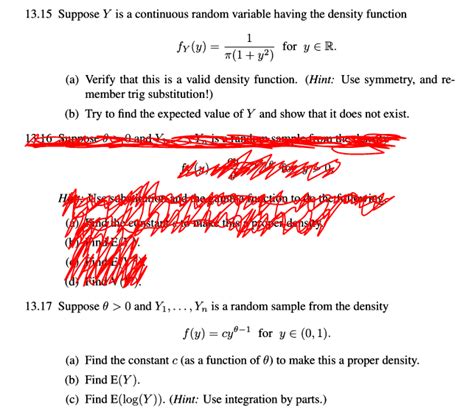 Solved 1315 Suppose Y ﻿is A Continuous Random Variable