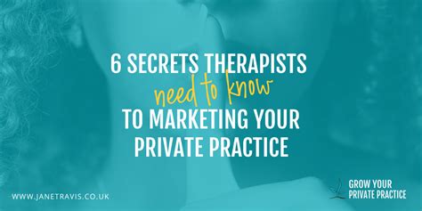6 Secrets Therapists Need Know To Marketing Your Private Practice