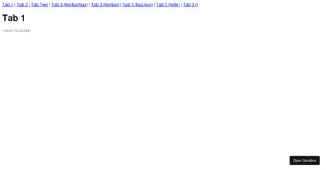 Solid App Router Optional Params Codesandbox