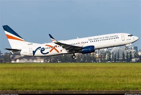 Vh Rex Rex Airlines Boeing 737 8fe Wl Photo By Maarten Dols Id