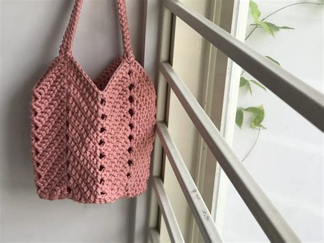 Granny Square Bottom Handbag Crochet Tutorial T Shirt Yarn Gratia