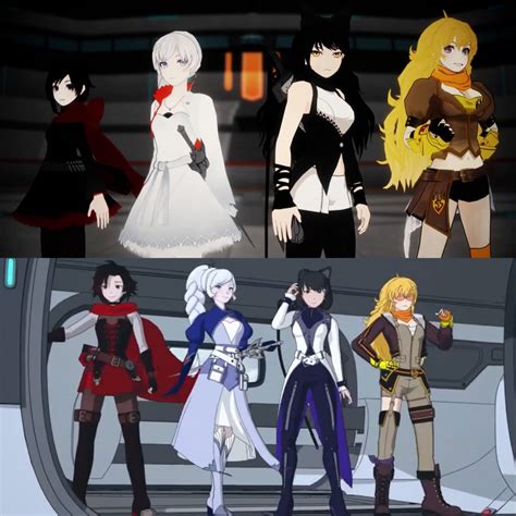 Isnt It Crazy How Team Rwby From Vol1 4 Seems Smater Stronger And