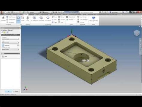 Inventor HSM Express Setting Up A Work Coordinate System