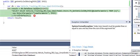 Entity Framework Calling Function Using Entityframe Work Database First Approach In C Stack