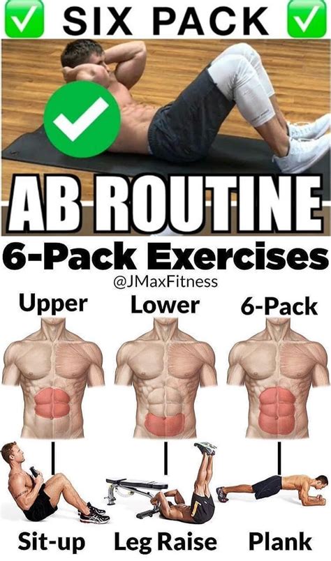 6 Pack Abs Workout Chart