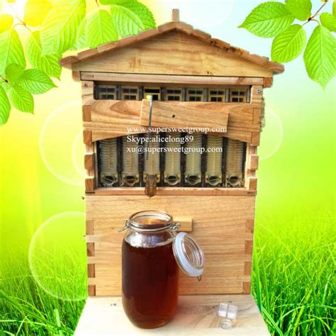 New Automatic Honey Outflow Beehive With Frames Langstroth Beehive