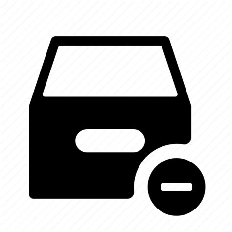 Box Case Delete Delete Inbox Inbox Remove Remove Inbox Icon Download On Iconfinder