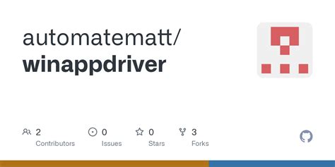 GitHub Automatematt Winappdriver