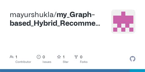Github Mayurshuklamygraph Basedhybridrecommendationsystem