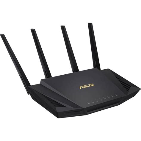 Asus Rt Ax3000 Router Inalámbrico Doble Banda Gigabit Wi Fi 6 Hasta 3000 Mb S Con 4 Antenas