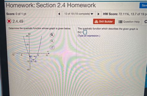 Solved Homework Section 2 4 Homework Save Score 0 Of 1 Pt