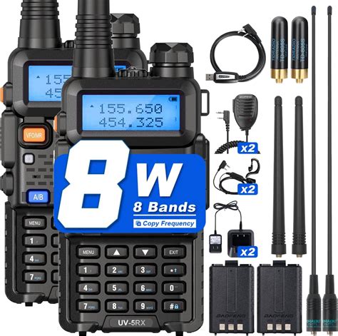 Amazon Com BAOFENG Radio Ham Radio Long Range M 5R Handheld Two Way Radio Upgraded Of Baofeng