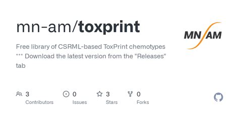 GitHub Mn Am Toxprint Free Library Of CSRML Based ToxPrint