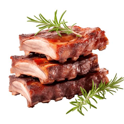 Costillas De Cerdo Asadas Png Interrogatorio Intenso Comer Jugoso