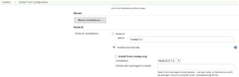 Configure Nodejs On Jenkins Stack Overflow