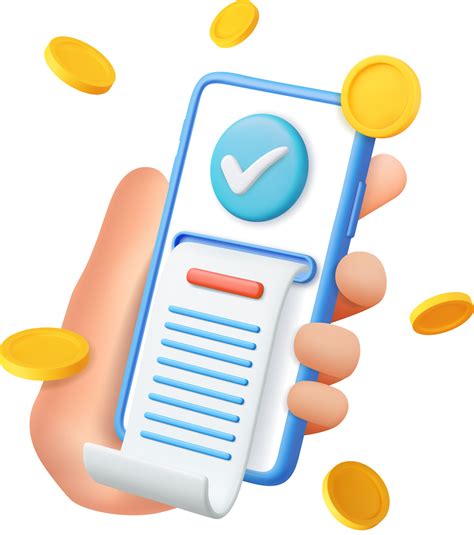 3d Pay Money With Mobile Phone Banking Online Payments 38962621 Png