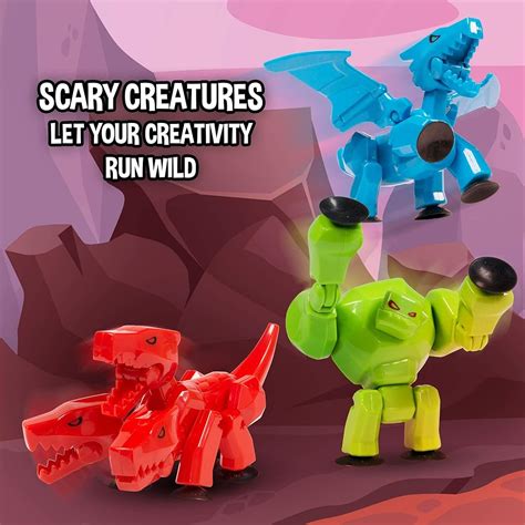 Stikbot Zing Mega Monster 3 Pack Set Lengkap 3 Indonesia Ubuy