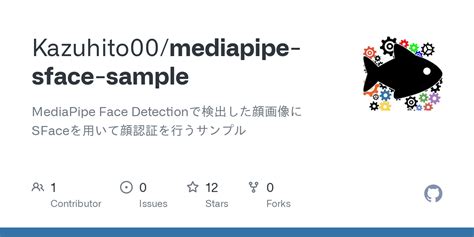 GitHub Kazuhito00 mediapipe sface sample MediaPipe Face Detectionで検出