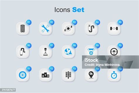 레이싱 헬멧 기어 시프터 렌치 스패너 자동차용 알로이 휠 스톱워치 스티어링 자동차 타이어 및 아이콘을 설정합니다 벡터 계시기에 대한 스톡 벡터 아트 및 기타 이미지 Istock