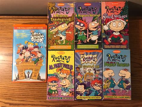 Lot Of Rugrats Nickelodeon Vhs Tapes Halloween Movie Double Trouble Easter Eur
