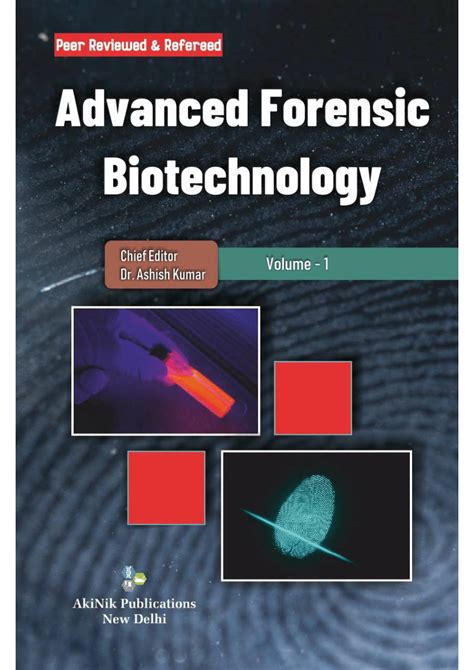 Pdf Advanced Forensic Biotechnology Chapter 1 Importance Of Bioinformatics In Forensic