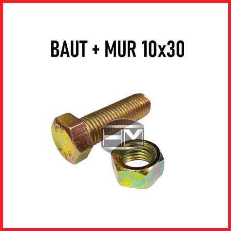 Jual Baut Mur 10x30 Shopee Indonesia