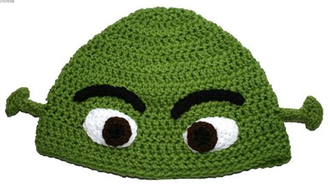 Hand Crocheted Shrek Inspired Hat Hh 042 Etsy