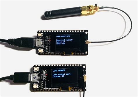 Daten Per Lora Senden Und Empfangen Mit Dem Ttgo Lora32 Board