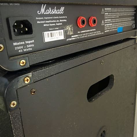 Marshall Mg15msii Micro Stack Hobbies And Toys Music And Media Music Accessories On Carousell