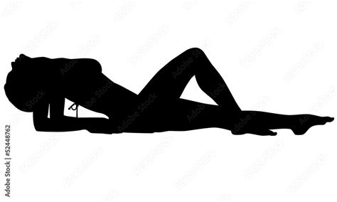 Sexy Woman Silhouette Stock Vector Adobe Stock