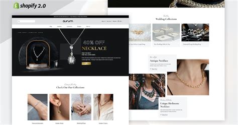 Aurum Jewelry Shopify Theme Ft Accessories And Cosmetic Shopify