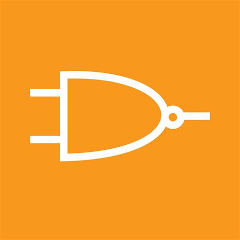 Nand Gate Line Color Background Icon 16724533 Vector Art At Vecteezy