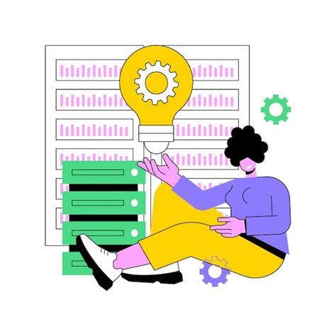 Premium Vector Innovative Big Data Solutions Abstract Concept Vector