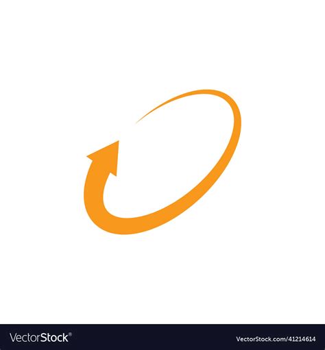 Arrow Icon Template Royalty Free Vector Image Vectorstock