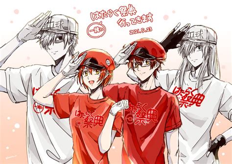 White Blood Cell Red Blood Cell Ae U U And More Hataraku Saibou And