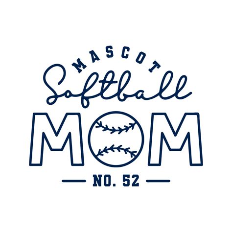 Softball Mom Svg Png Ai Eps Dxf Cricut Cut Files Silhouet Inspire