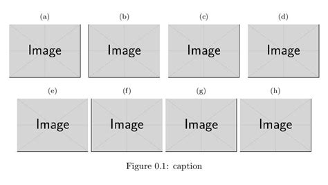 Horizontal Alignment Uneven Spacing Between Subfigures On 2 Different Lines Tex Latex