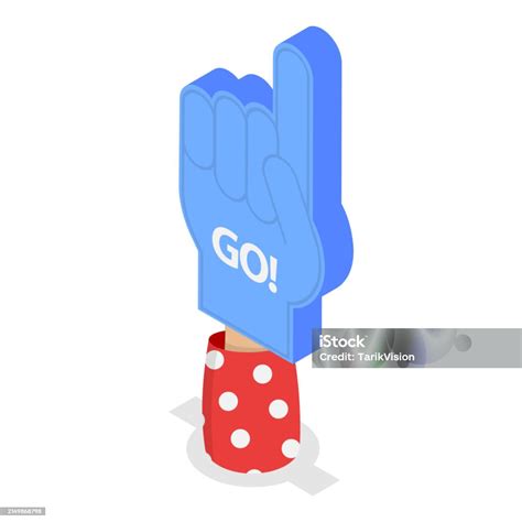 3d 등각 투영 평면 벡터 다채로운 거품 손 세트입니다 항목 2 가리키기에 대한 스톡 벡터 아트 및 기타 이미지 가리키기